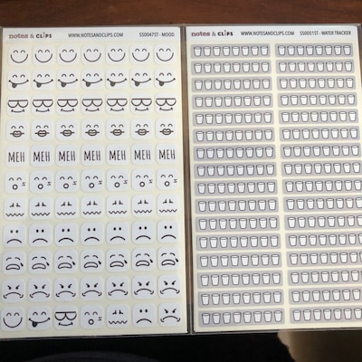Water Stickers, Planner Stickers, Bullet Journal Stickers, Hydration ...