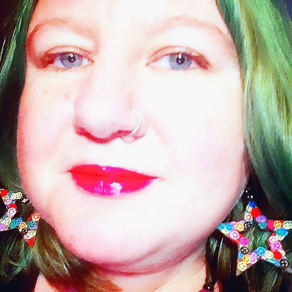 Totally Random Earrings- One of a Kind - Quirky - Resin - Bespoke - Fun ...