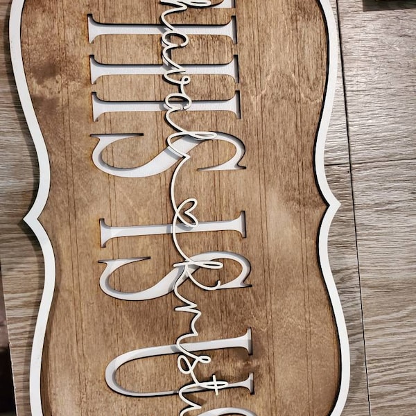 First Sergeant Rank Cutout Sign, Personalized Military PCS Award ...