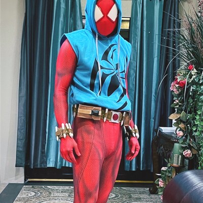 Scarlet Spider Ps 4 Shell and Lenses With Cloth Mask - Etsy