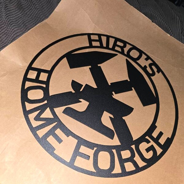 Home Forge Sign, Forge Sign, Blacksmith Sign, Metal Sign, Blade Smith ...