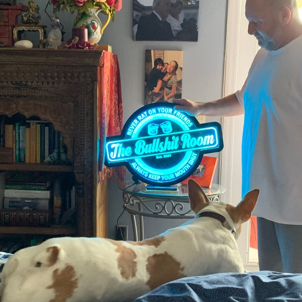 Custom Open Bar Led Wall Sign Neon Like - Color Changing Remote Control ...