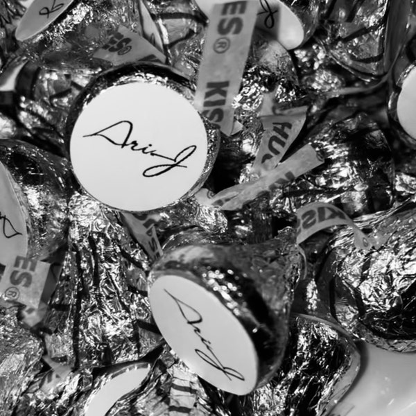 CUSTOM Kiss Stickers, Candy Label - Wedding, Baby Shower, Birthday ...
