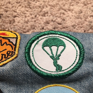 2 Skydiving Badge, Patch Any Color Combo Custom Made - Etsy