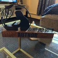 Custom Excavator Desk Name Plate Wedge, Personalized Nameplate Office ...