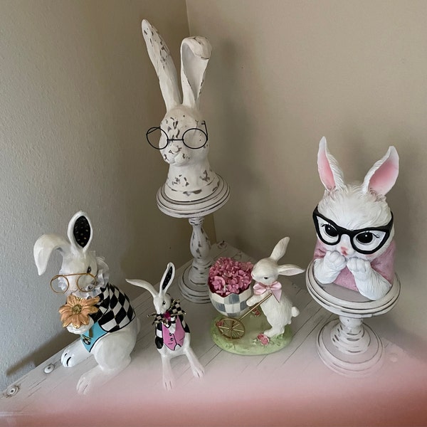 White Rabbit, Alice in Wonderland White Rabbit, Easter Rabbit, Hand ...