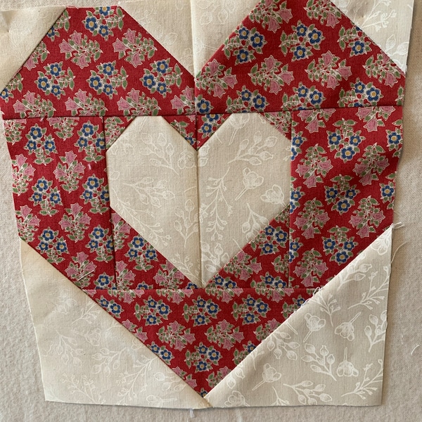 Heart Quilt Pattern | Falling in Love Quilt Pattern PDF | the Pattern ...