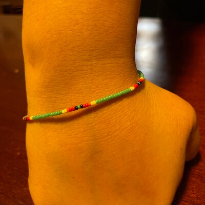 Dainty Native American Style Anklet Bracelet, Minimalist and Dainty ...