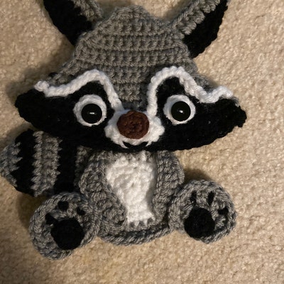 PATTERN Raccoon Applique-crochet Pattern, Pdf - Etsy