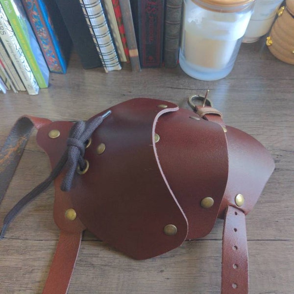 Basic Pauldrons XS - Leather Shoulders Armor for Larping - Etsy