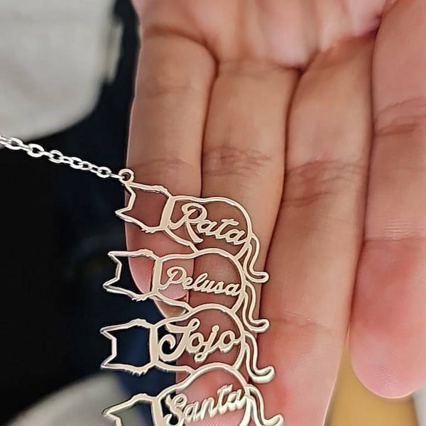 Personalized Hidden Message Necklace, Secret Message Necklace, Name Bar ...