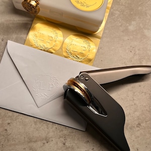 Custom Heavy Duty Desk Embosser, Business Logo Stamp,wedding Embosser ...