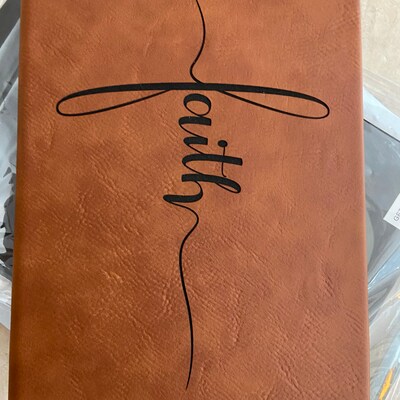 Faith Journal With Cross Custom Prayer Journal, Personalized Goal ...