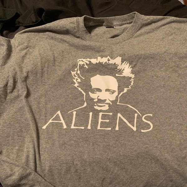 Aliens T-shirt Ancient Aliens Meme Guy Funny History Channel UFO ...