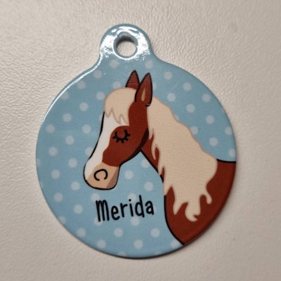 Equestrian Horse ID Tag Personalised Horse Bridle Tag Horse Gift Equine ...