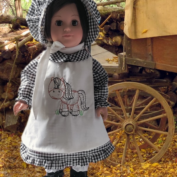 Little House Pioneer 1800s Dress, Bonnet, Drawers With 2 Aprons Pdf ...