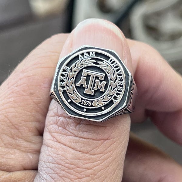 Heraldic Custom Jewelry Ring, Mens Gift, Mushroom Ring, Family Crest ...