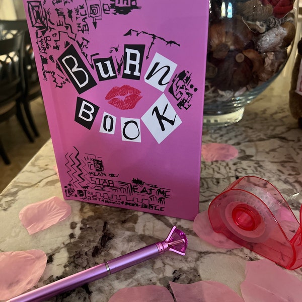 Burn Book Hardcover Journal - Etsy