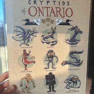 Famous Cryptids of West Virginia Print - Etsy