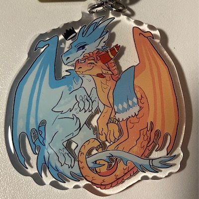 Snowfall and Lynx Wings of Fire WOF Acrylic Charm - Etsy