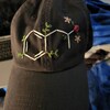 Custom Embroidered Chemical Structure Baseball Cap, Personalized ...
