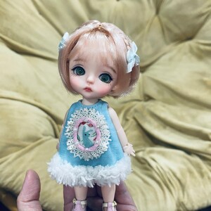 BJD Two Wavy Pony Tail Hair Mohair Wig for 1/3 SD 1/4 Msd 1/6 | Etsy