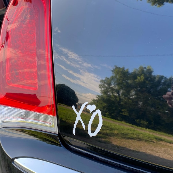 XO Decal, XO Car Decal, Bumper Sticker, Vinyl Decal, Window Decal - Etsy