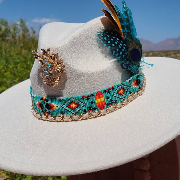 Hat Feathers for Men, Women, Unisex, Handmade, Western Style, Texas ...