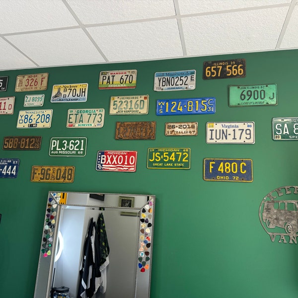 Vintage Indiana Tractor License Plate Vintage Plate, Old License Plate ...