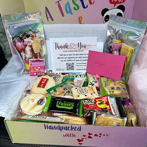 Asian Snack Box / 43 Pcs / Japan Korea Malaysia Taiwan Philippines ...