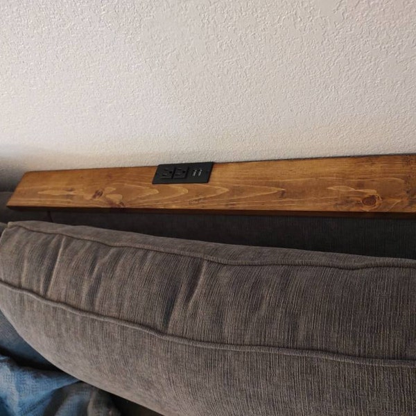 Hidden Sofa Table or Tray With Outlet - Etsy