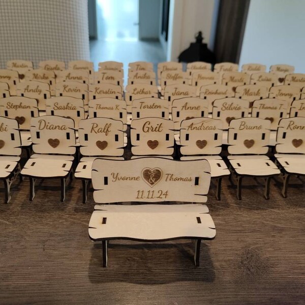 Memorial Bench and Memory Chair Svg Laser Cut Files V2 - Rustic Garden ...