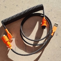 Pink Custom Coiled Keyboard USB Cable Pink Coiled Cable - Etsy