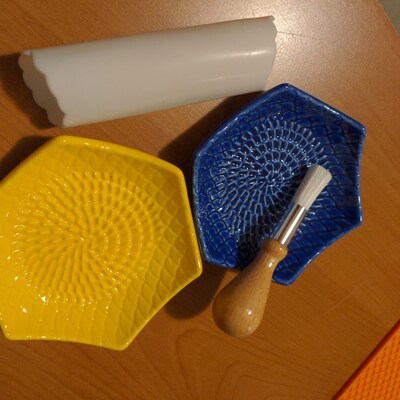 Emerald Green the Grate Plate Ceramic Grater 3 Piece Set: Ceramic ...