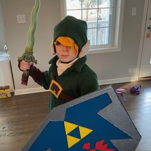 Zelda Link Fleece Hat Costume Sewing Pattern, DIY Halloween Costume Hat ...
