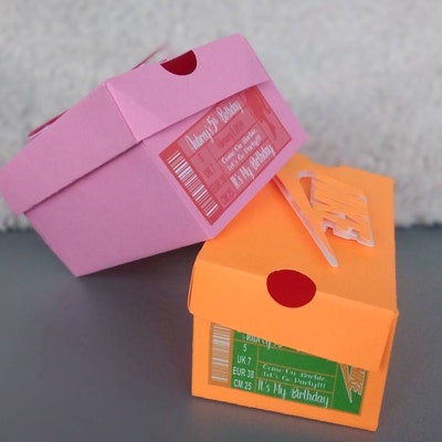 Shoe Box Template, Shoe Box Svg, Sneaker Box Template, Shoe Box ...