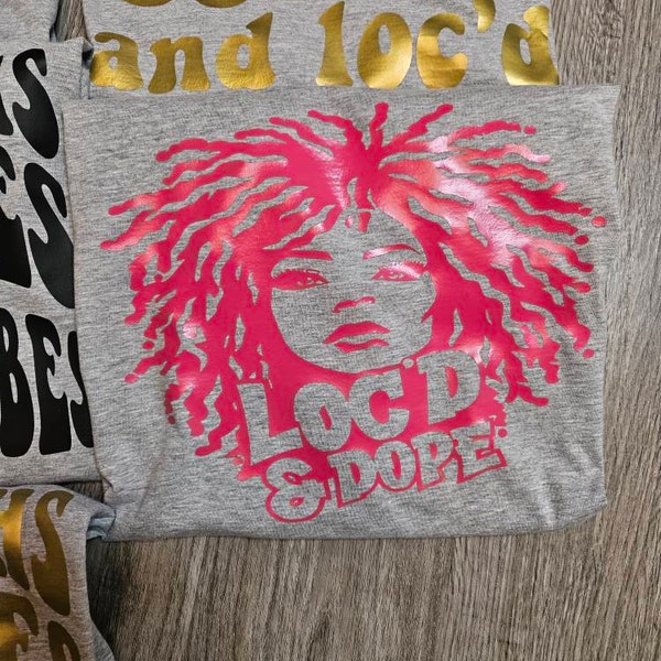 Loc'd and Dope SVG, Locs Svg, Png, Dxf, Cut File - Etsy