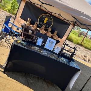 Custom 10x10 Tent Craft Show Package, Front 1x9 Banner, Back 3x8 Sign ...