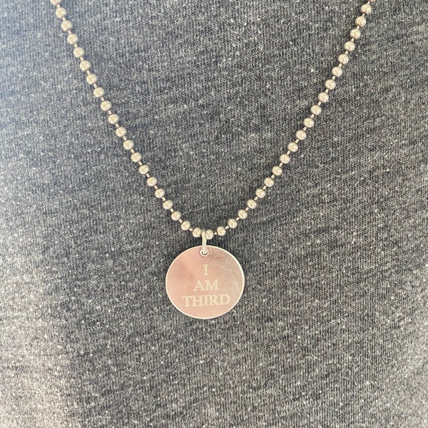 Add a Disc, Engraved Disc, Monogrammed Disc, Custom Handwriting Pendant ...