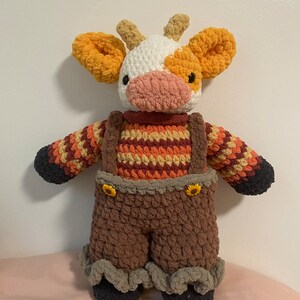 Sunflower Cow Crochet Pattern - Etsy