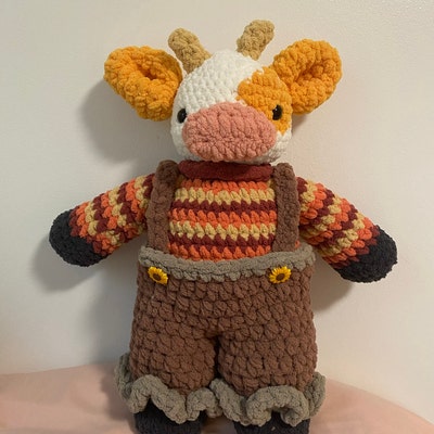Sunflower Cow Crochet Pattern - Etsy