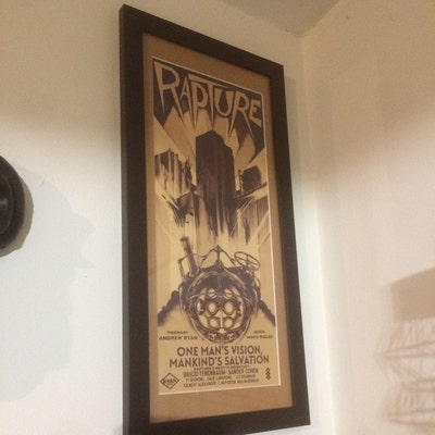 Bioshock Rapture Print Art Deco Vintage Style Poster Inspired by ...