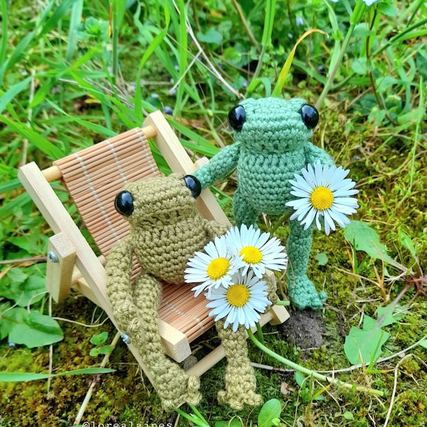 Cute Frog Crochet Pattern PDF, Amigurumi Frog Crochet Pattern, Tiny ...