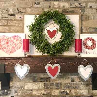 I Love Us Rustic Farmhouse Valentines Day Art Printable Decor - Etsy