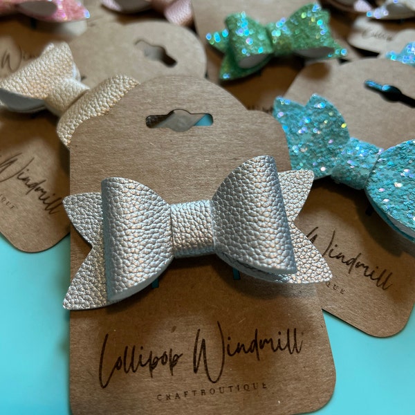 Bow Card SVG, Bow Display Card, Hair Clip Card DXF, Bow Card Template ...