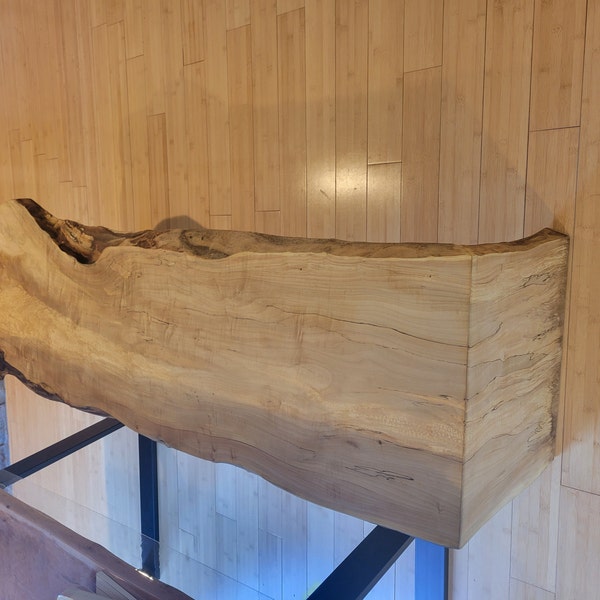 Live Edge Entryway Waterfall Table - Etsy