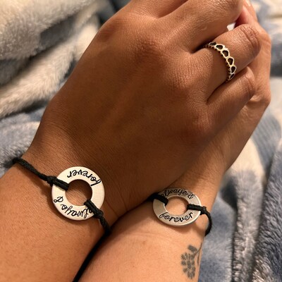 Pro-life Bracelet/choose Life/pro Life Movement/washer Bracelet/hemp ...