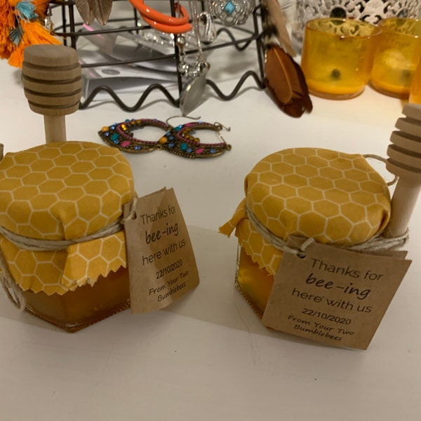 30g & 50g Filled Round Glass Jars : Honey, Petals, Beeswax Candle ...