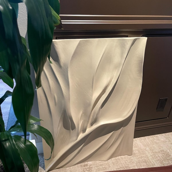 Combined Ripple Style Decorative Wall Art- Textured Board- Home Decor ...