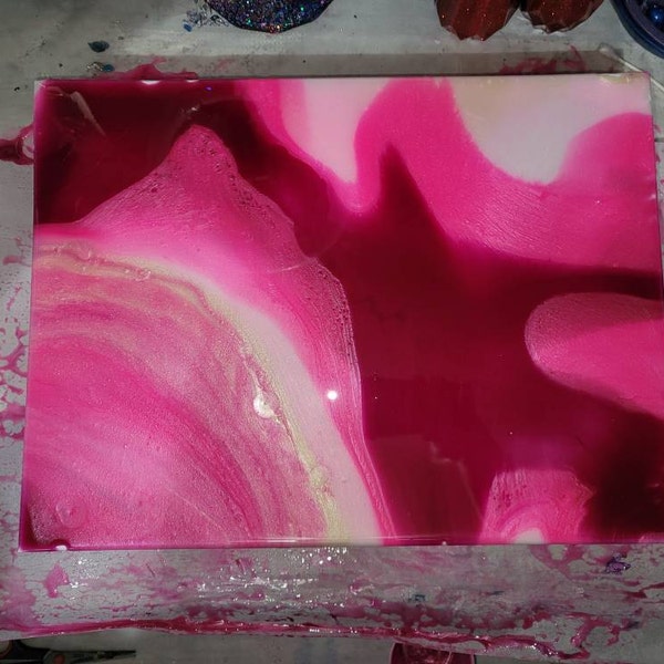 Ultra- Luxe' Epoxy Pigment Paste-majestic MAGENTA Resin Art, Pink Mica ...
